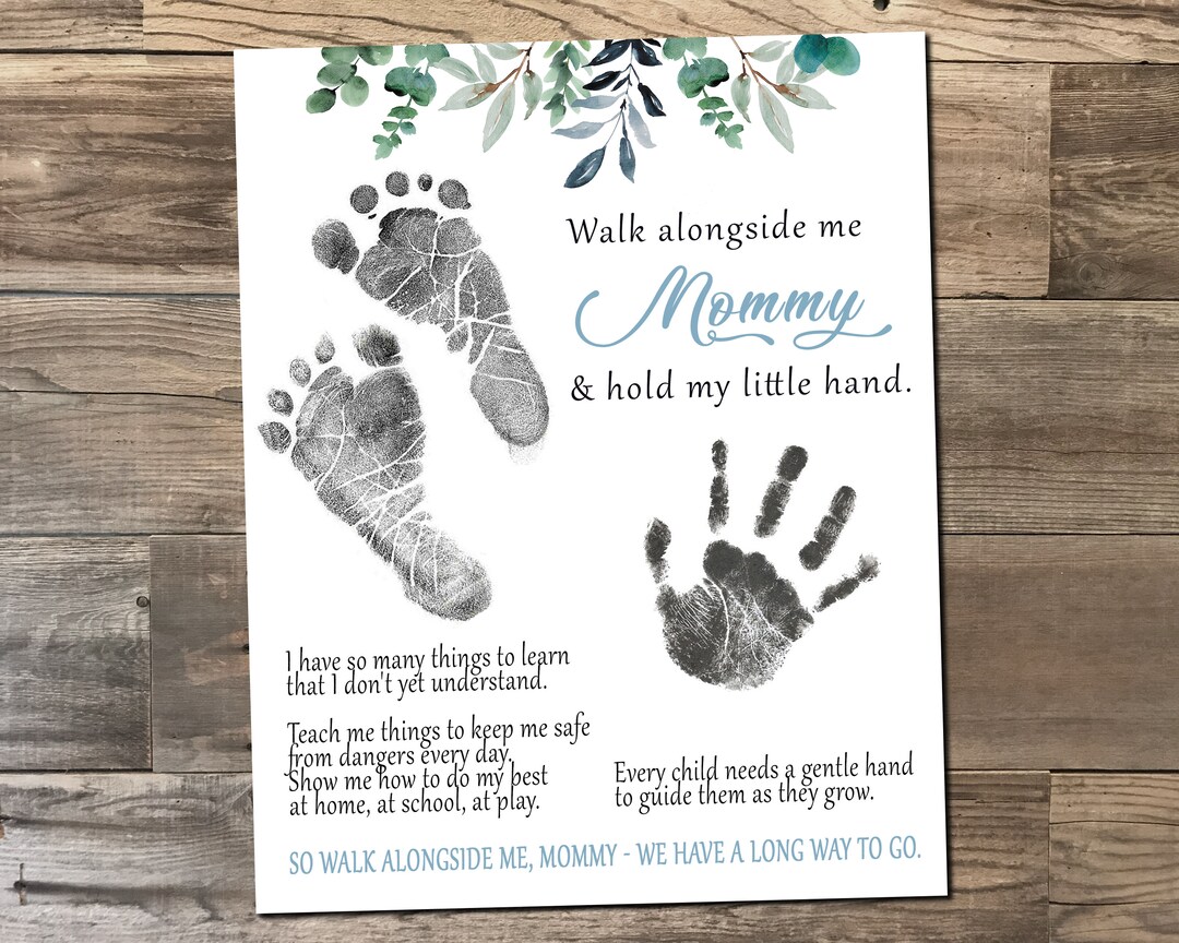 Walk Alongside Me, Mommy - 8x10 & 11x14 Print - Mother's Day - Gift for ...