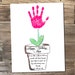 Mothers Day Scripture Handprint Craft, Flower Pot Personalize With ...