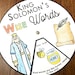 King Solomon Wisdom Coloring Wheel, Printable Bible Activity ...