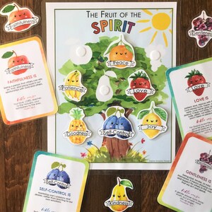 Fruit of the Spirit Game, Watercolor, Printable, Galatians 5:22 ...