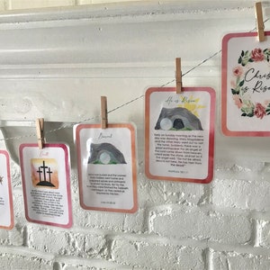Easter Countdown PRINTABLE, Holy Week Calendar, Christian Easter ...