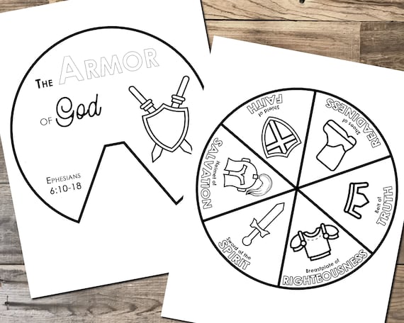 Sword Of The Spirit Coloring Page