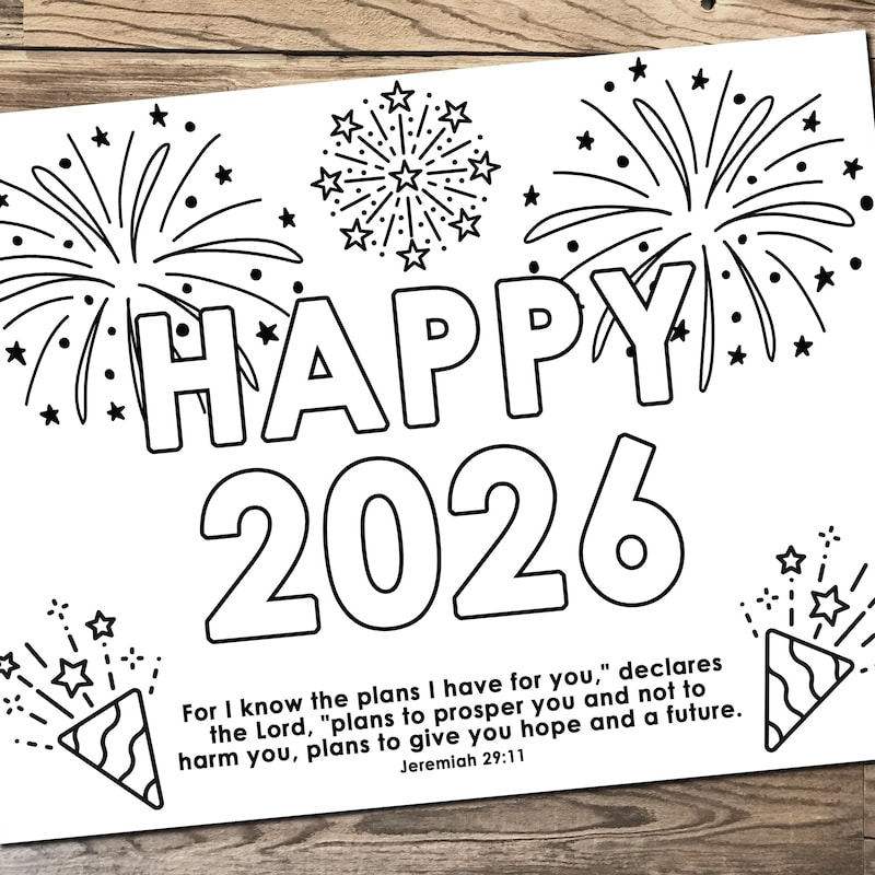 New Years Planning Kids - Etsy