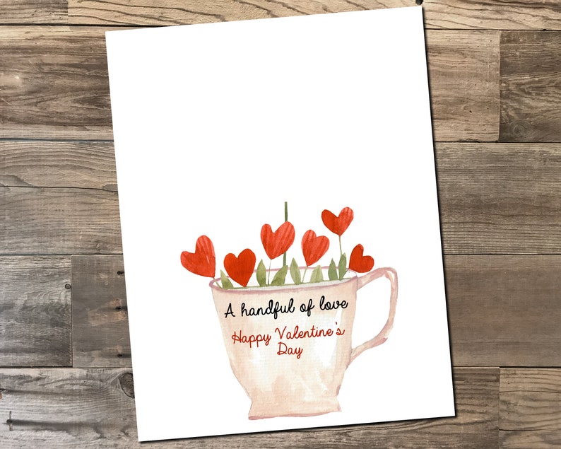 Valentine’s Day Handprint Craft, Flower Mug Cup - Handful Love ...