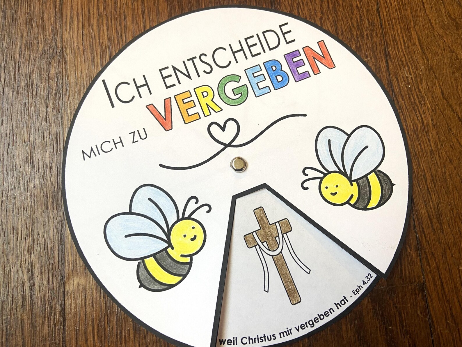 Vergeben Ausmal-rad DEUTSCH, Vergebung Kinder, Ausmalbild Basteln ...