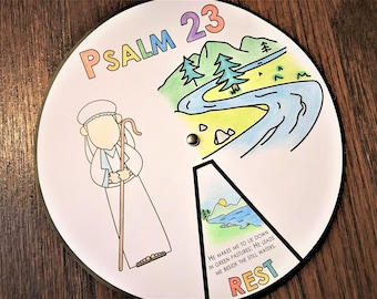 PRINTABLE Psalm 23 Story Alive Bible Activity Pack Kids Bible Study ...