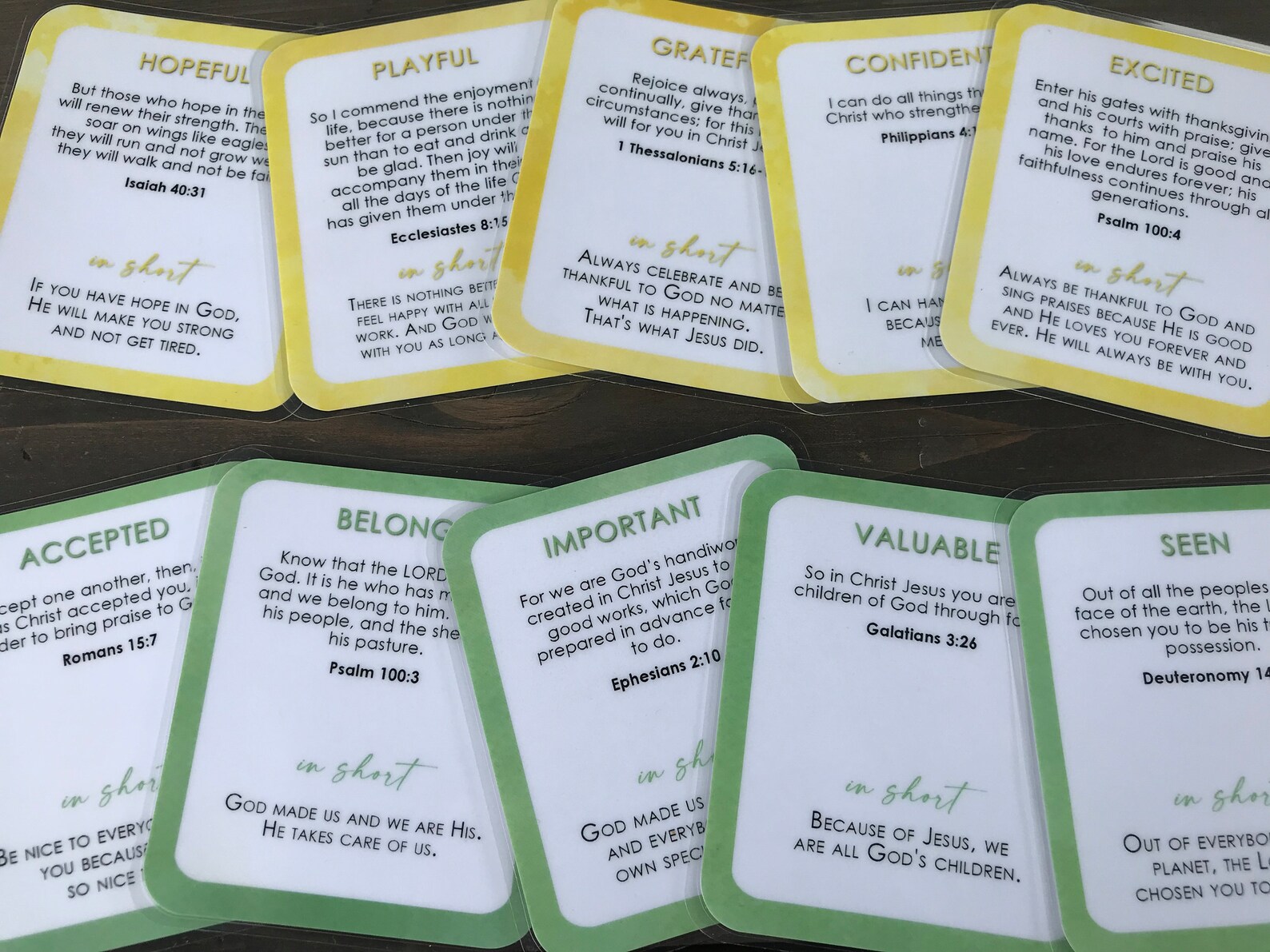 Kids Emotion Wheel Scripture Cards for Each Feeling - Etsy