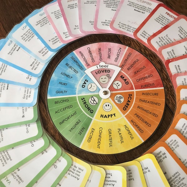 Emotion wheel bible - Etsy.de