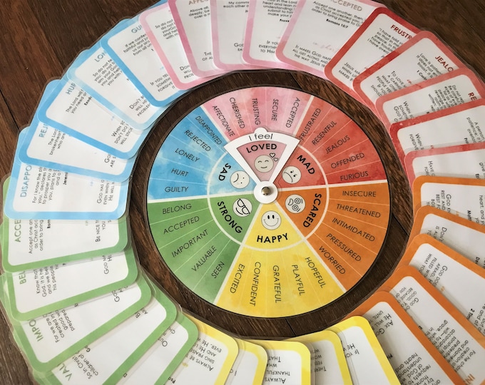 Kids Emotion Activity Wheel - Printable - Feeling Wheel - Kids Feelings ...