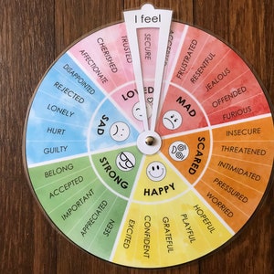Kids Emotion Wheel - Scripture Cards for Each Feeling - Printable ...