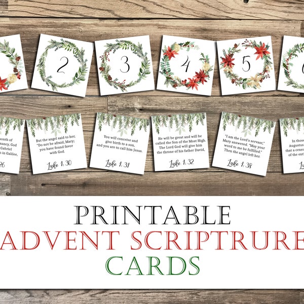 Christian Advent Calendar - Etsy