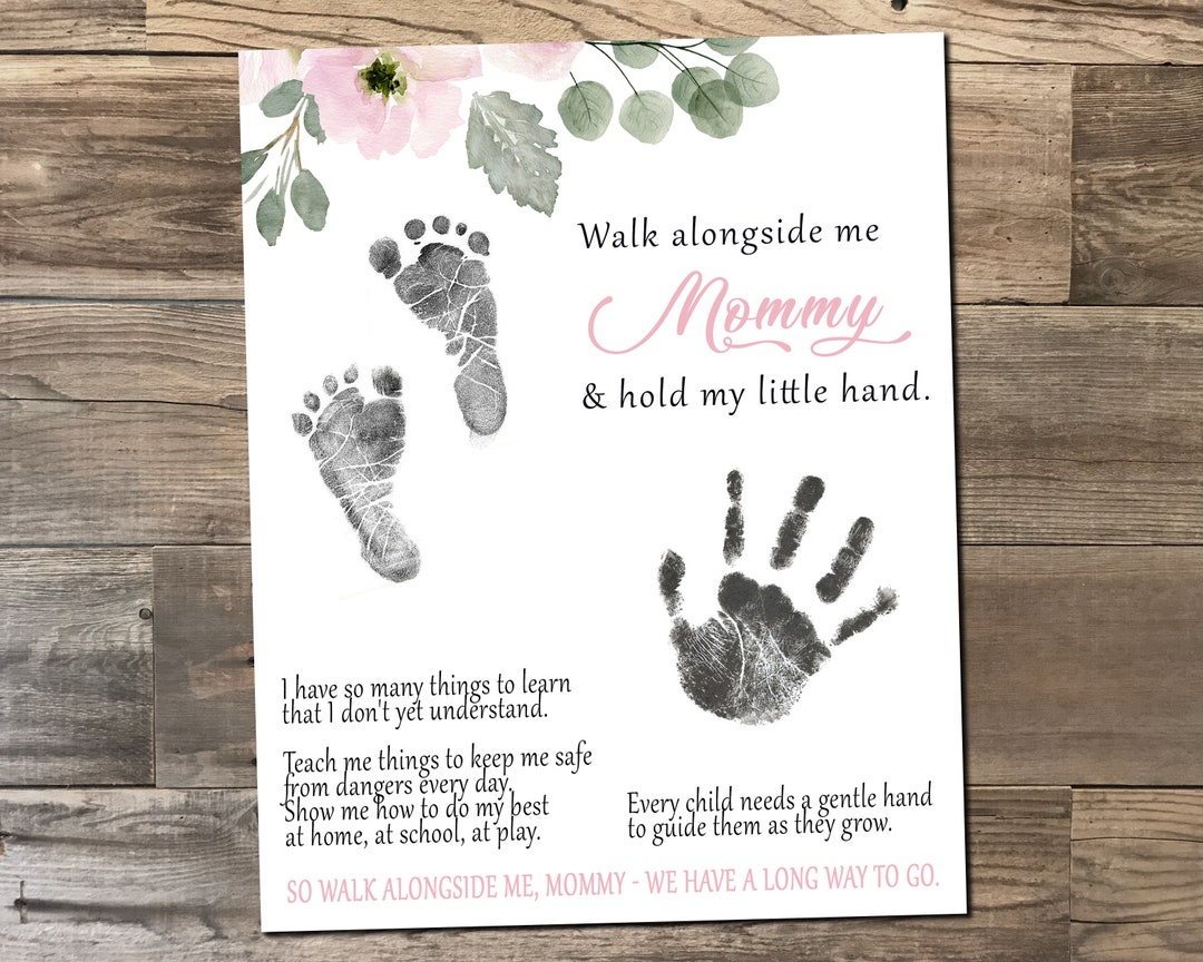 Walk Alongside Me, Mommy - 8x10 & 11x14 Print - Mother's Day - Gift for ...