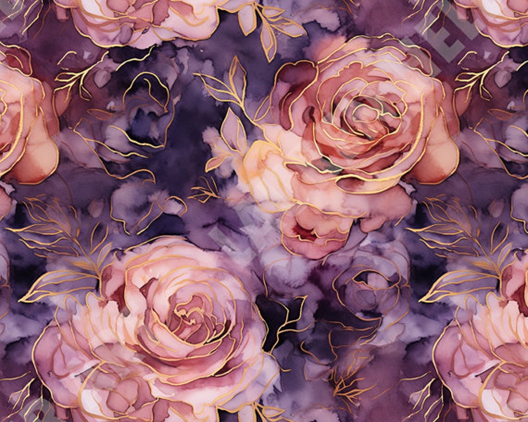 Seamless Pattern Alcohol Ink Rose Fabric Tileable Design Pattern Pink ...