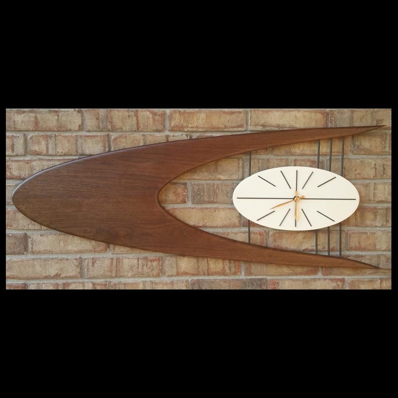 Boomerang Clock - Etsy