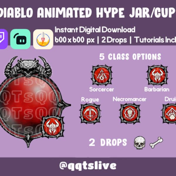 Twitch Bones Overlay - Etsy