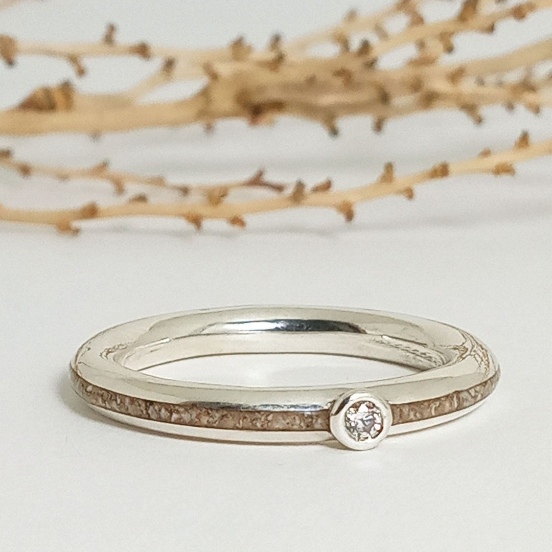 Original Silver, Sand and Diamond Rings - Different Engagement Ring ...