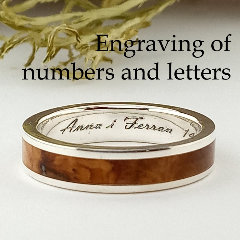 One Ring Engraving With Text - Etsy