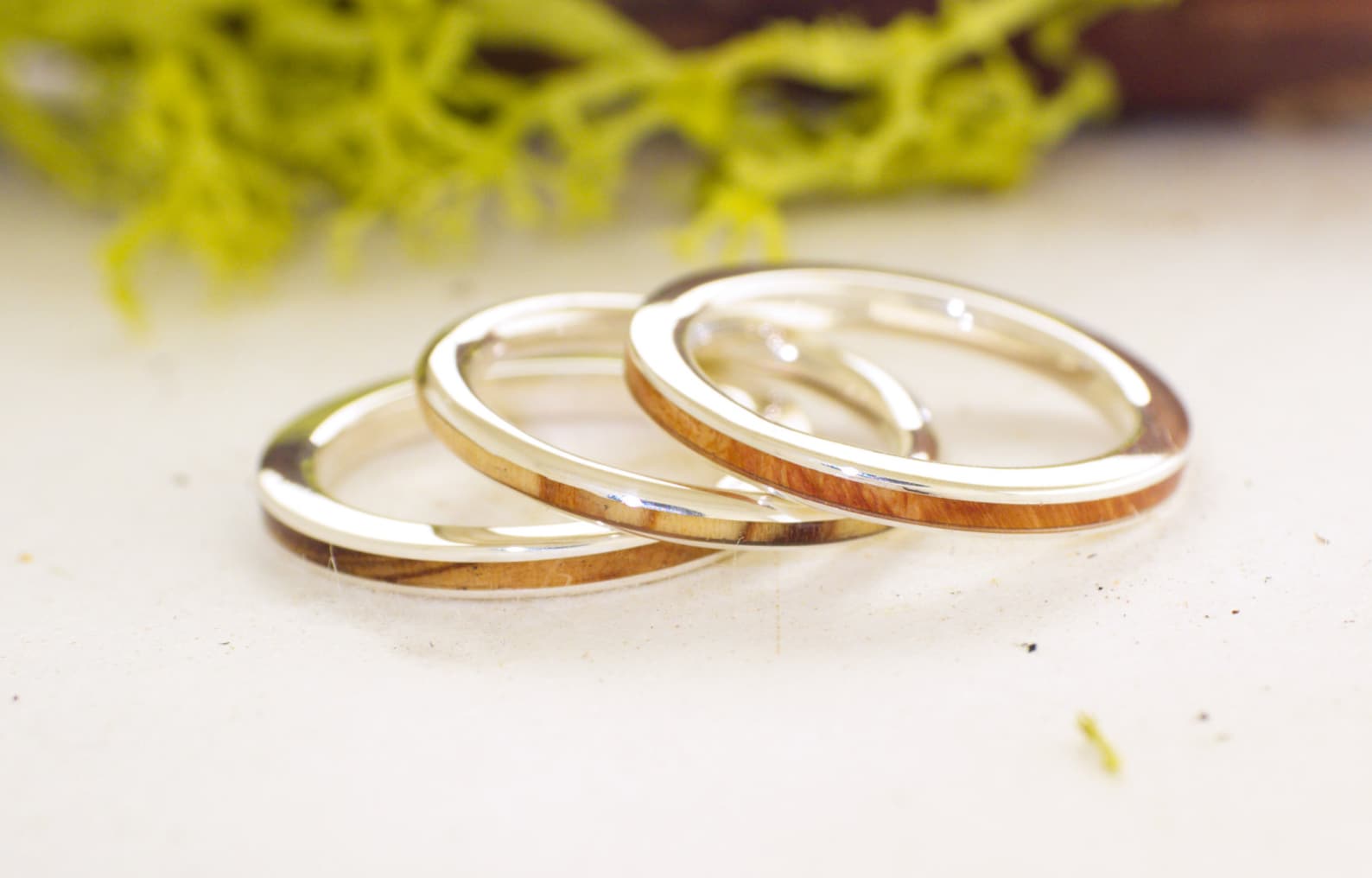 Thin Silver Rings Stacking Olive and Briar Stacking Rings - Etsy