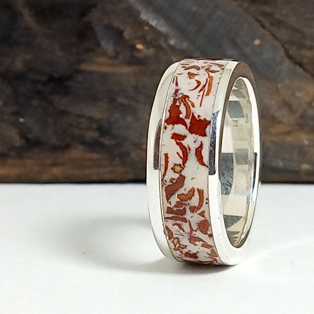 Original Anniversary Ring - Wedding Ring in Silver and Magnolia ...