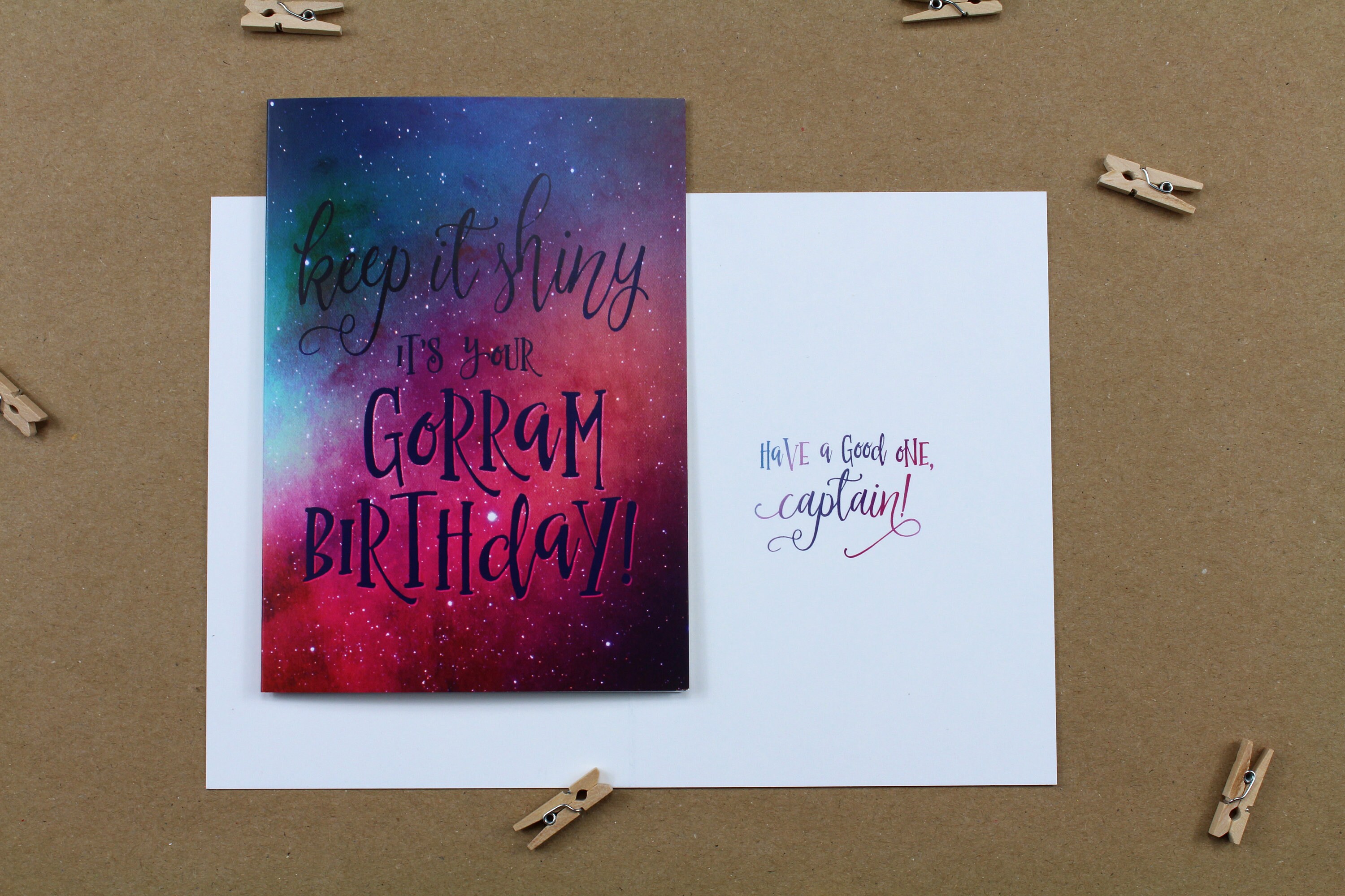 Firefly Inspired Birthday Card Small Space Themed Quote - Etsy