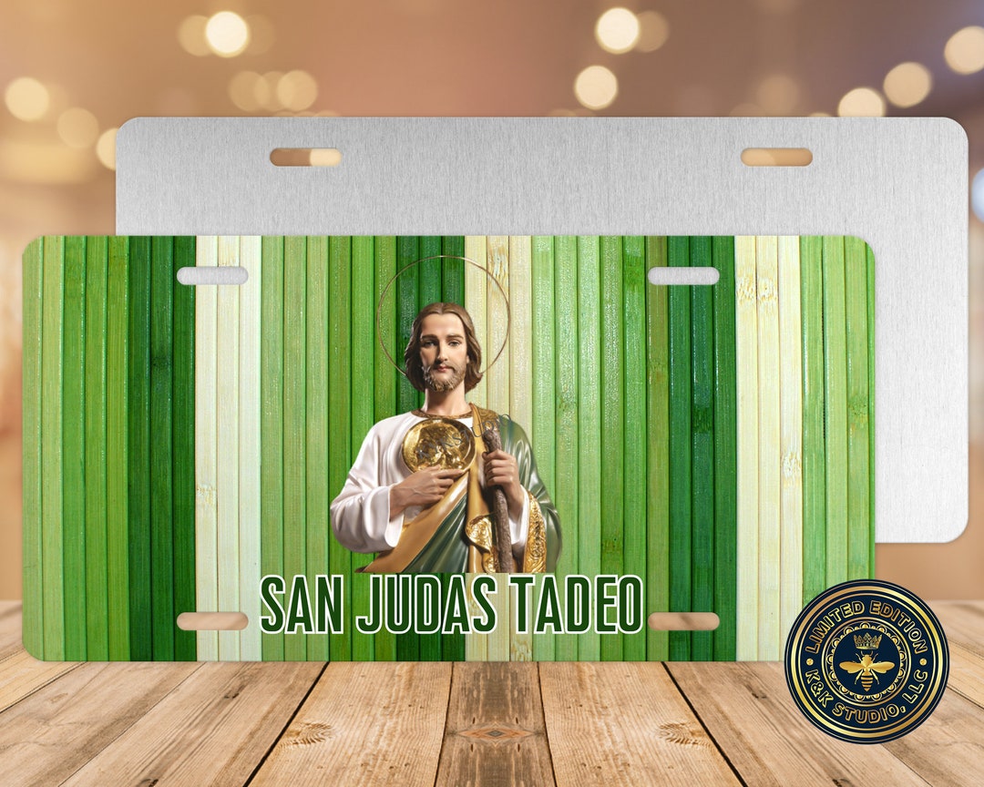 San Judas Tadeo, Hispanic License Plate, Mexico, 3 Novelty, Plate ...