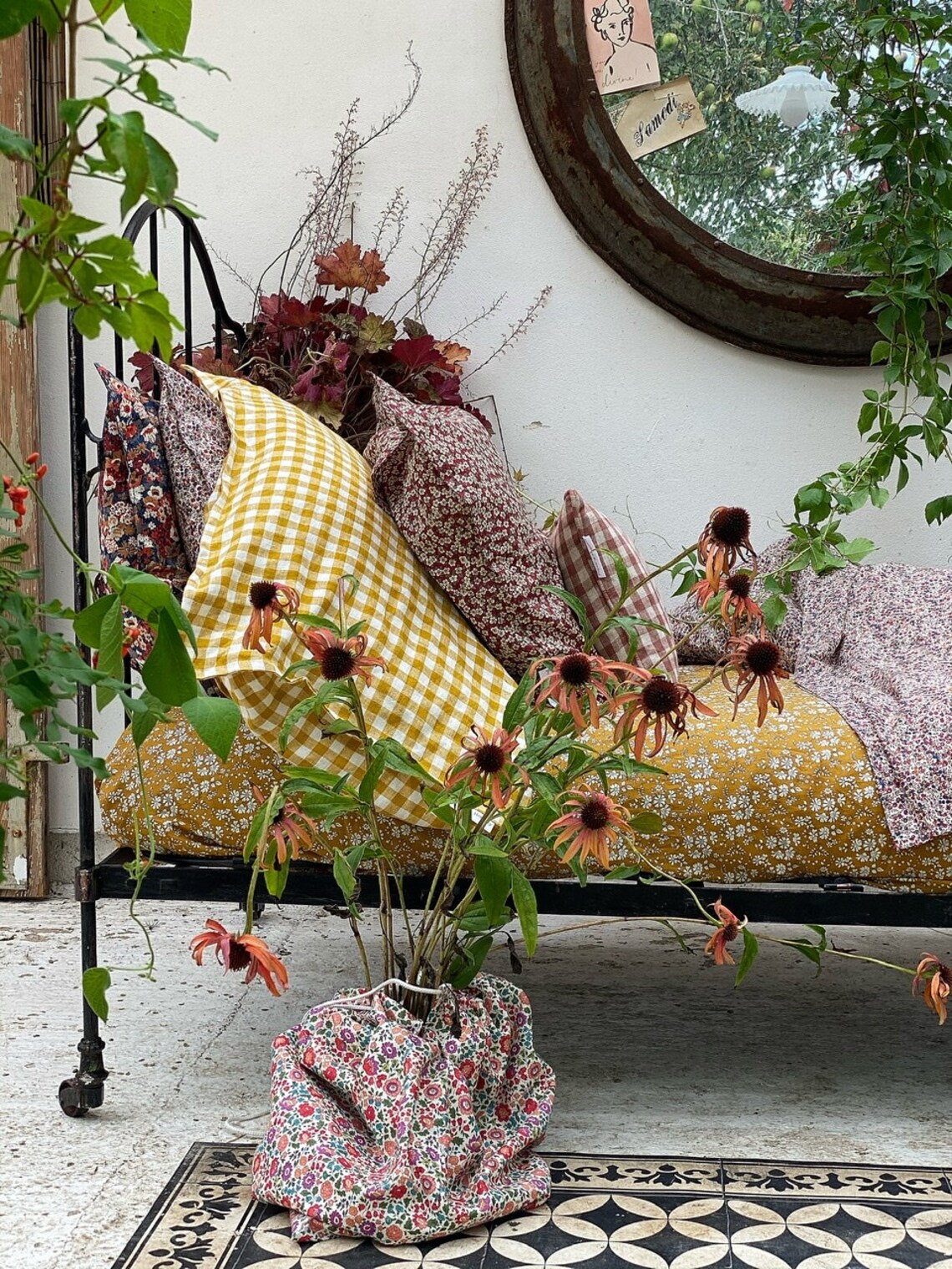 Fitted Sheet Made With Liberty Fabric 'capel' - Etsy