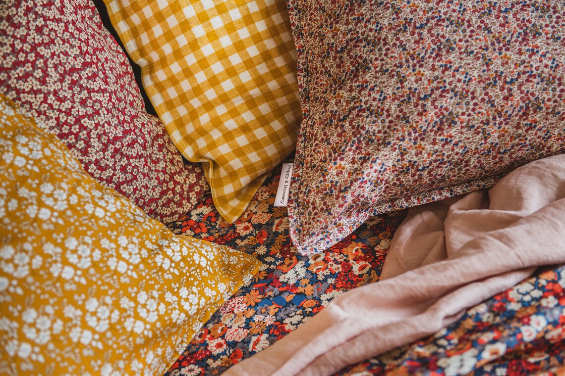 Fitted Sheet Made With Liberty Fabric 'capel' - Etsy