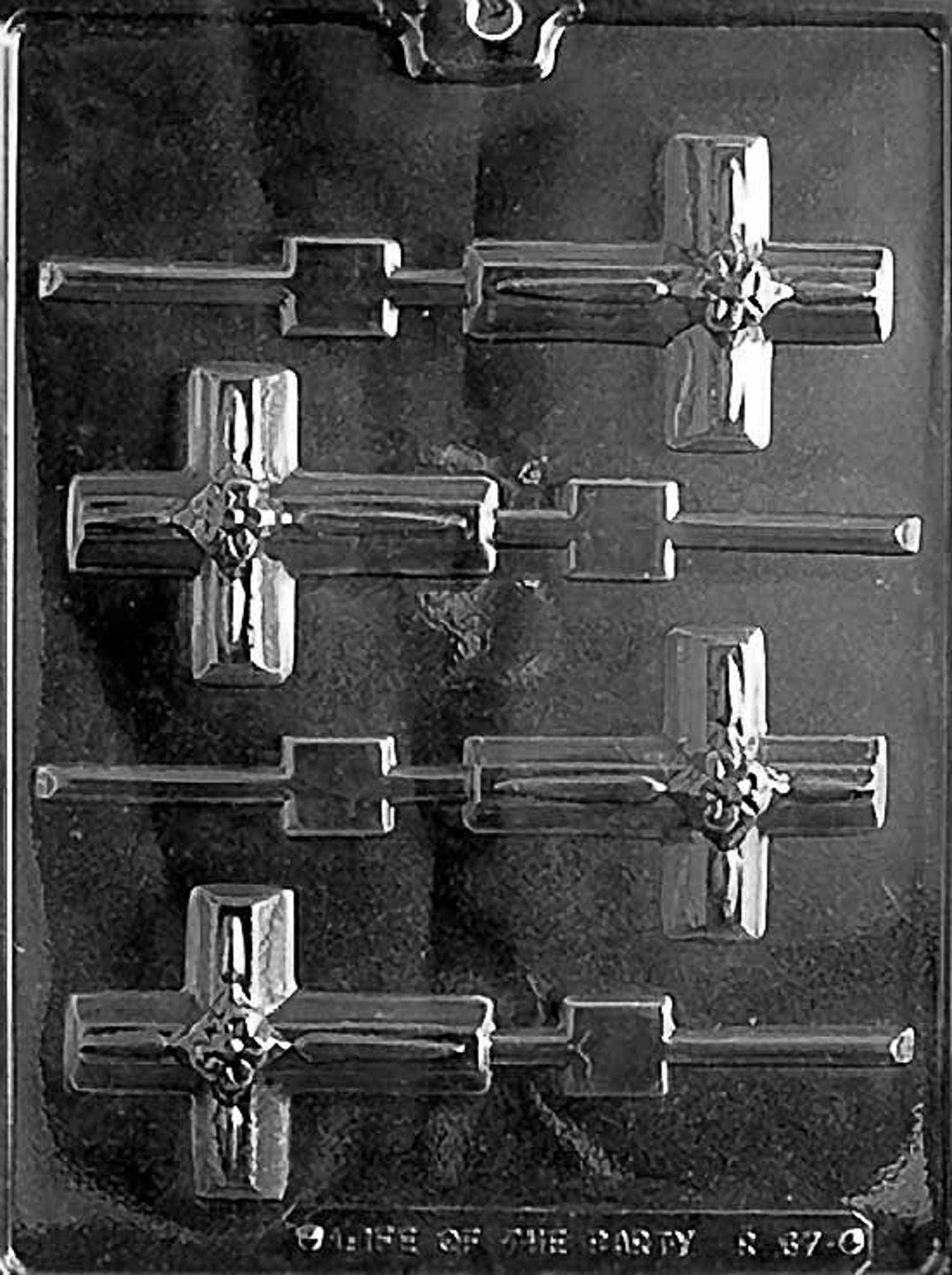 Religion Small Cross Lolly With Flower Dim 3 1/8 X 2 3/8 X 1/2 - Etsy