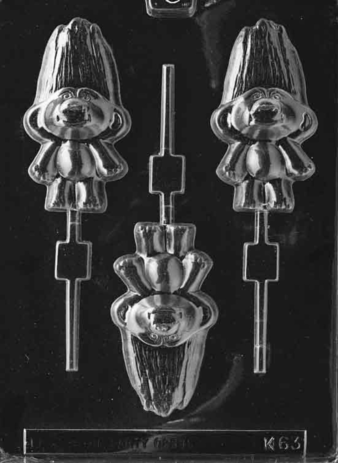 Kids TROLL LOLLY Dim 4 X 2 1/4 X 3/4 Deep Weight: 1.2 Item No. K063 - Etsy