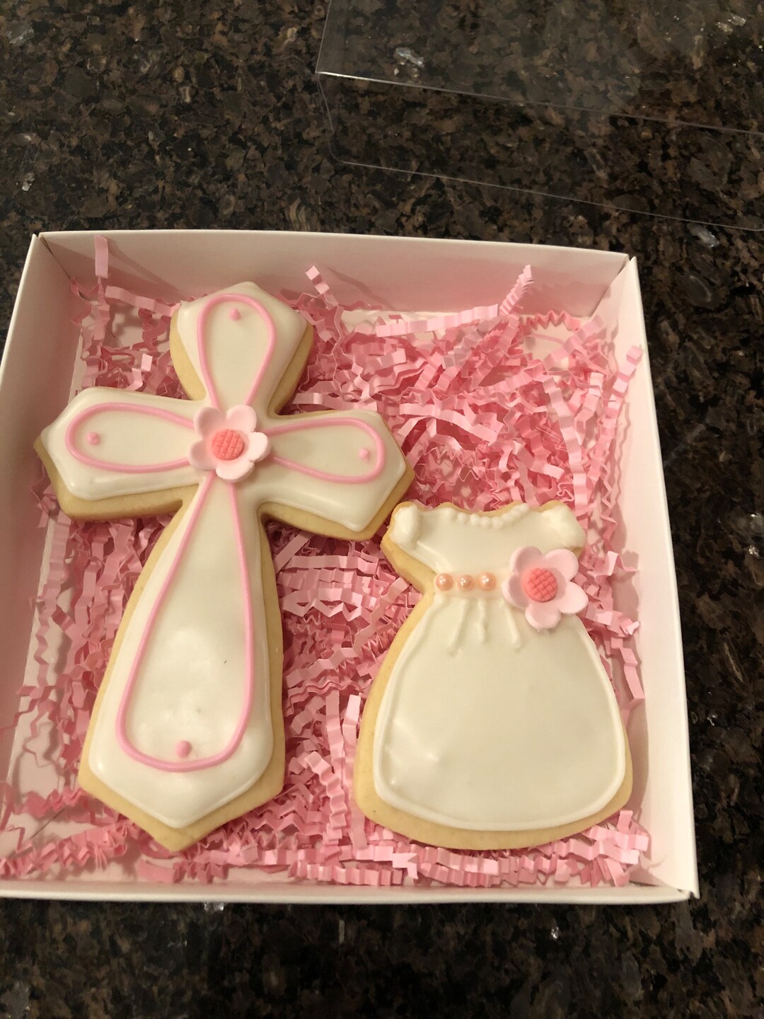 Christening Decorated Cookie Set in Box. Min Order 6 Sets - Etsy