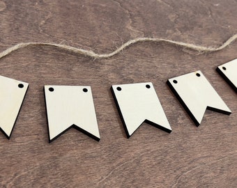 Banner Arched-wood Cutout-banner Ribbon Design-announcement Decor ...