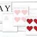 PRINTABLE Happy Valentine's Day Banner, Digital Download Heart Vday ...