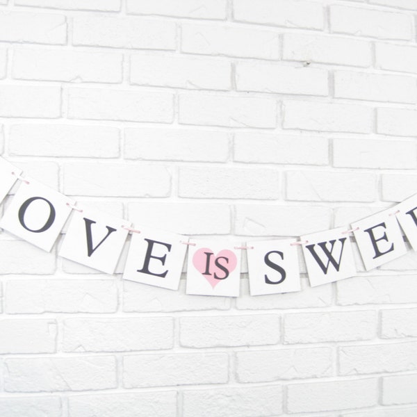 Love is Sweet Banner - Etsy