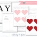 PRINTABLE Happy Valentine's Day Banner, Digital Download Heart Vday ...