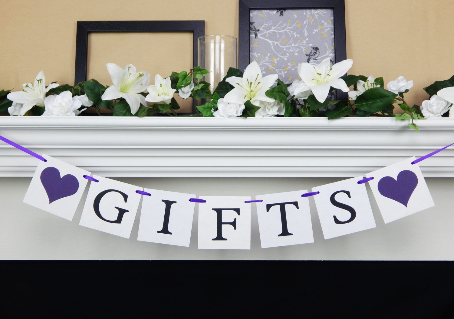 Gifts Banner, Wedding Decorations, Gift Table Decor, Present Table ...