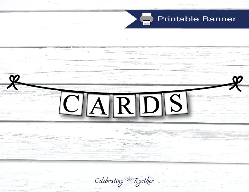 PRINTABLE mini cards banner instant download suitcase | Etsy