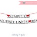 PRINTABLE Happy Valentine's Day Banner, Digital Download Heart Vday ...