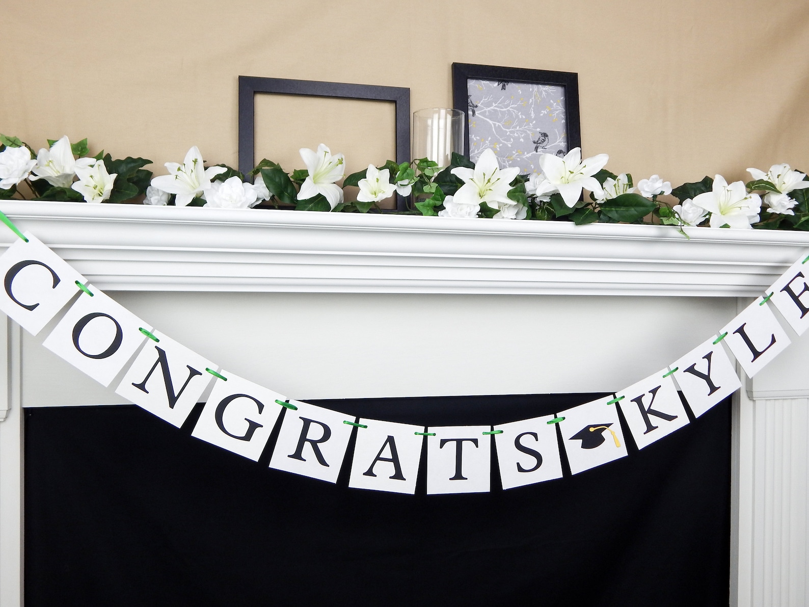 Congratulations Banner With Custom Name, Personalized Congrats Grad ...