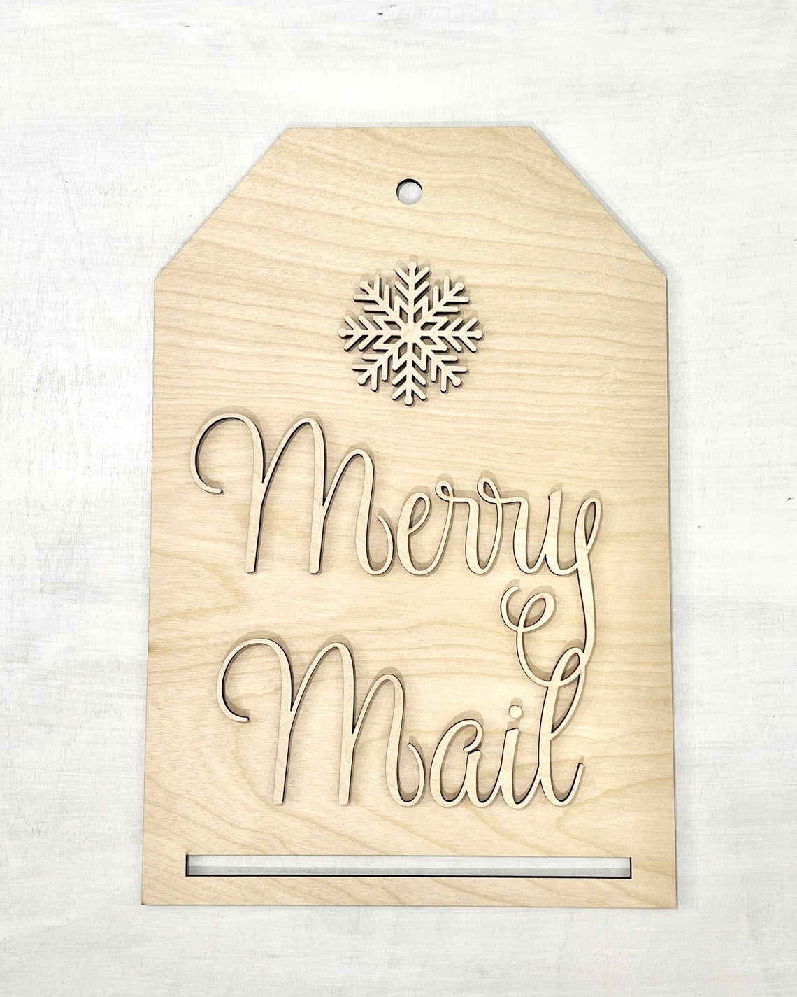 Merry Mail Sign Kit, DIY Holiday Crafts, Christmas Card Holder Sign ...