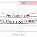 PRINTABLE Happy Valentine's Day Banner, Digital Download Heart Vday ...