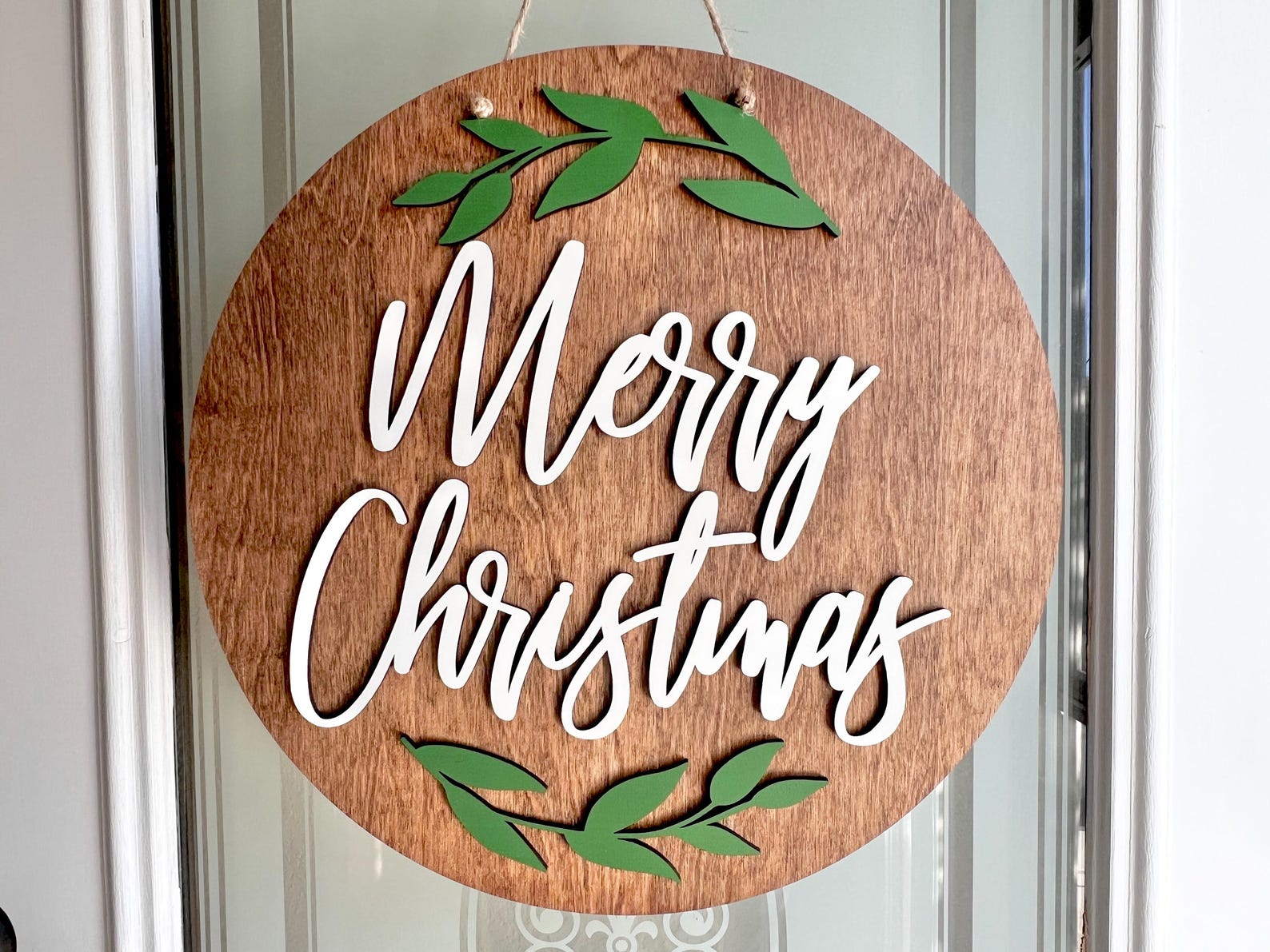 Merry Christmas Sign, Christmas Decorations, 3D Holiday Decor, Wood ...