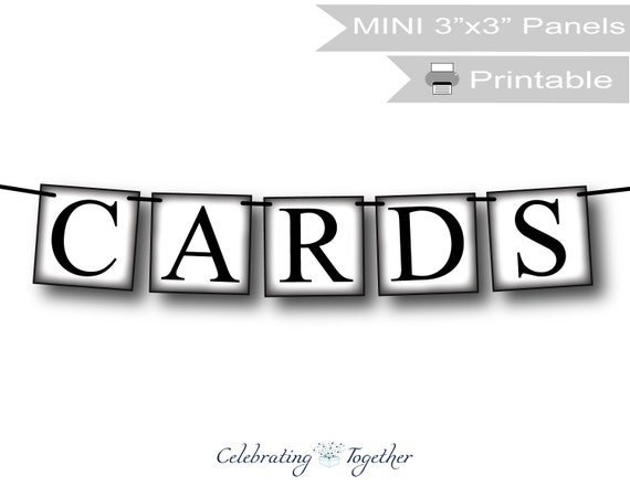 Printable mini cards banner, instant download suitcase bunting, wedding ...