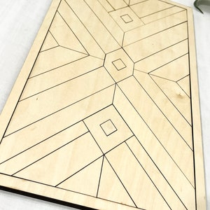 Wood Mosaic Sign Kit, DIY Barn Quilt Crafts, Sign Making Supplies ...