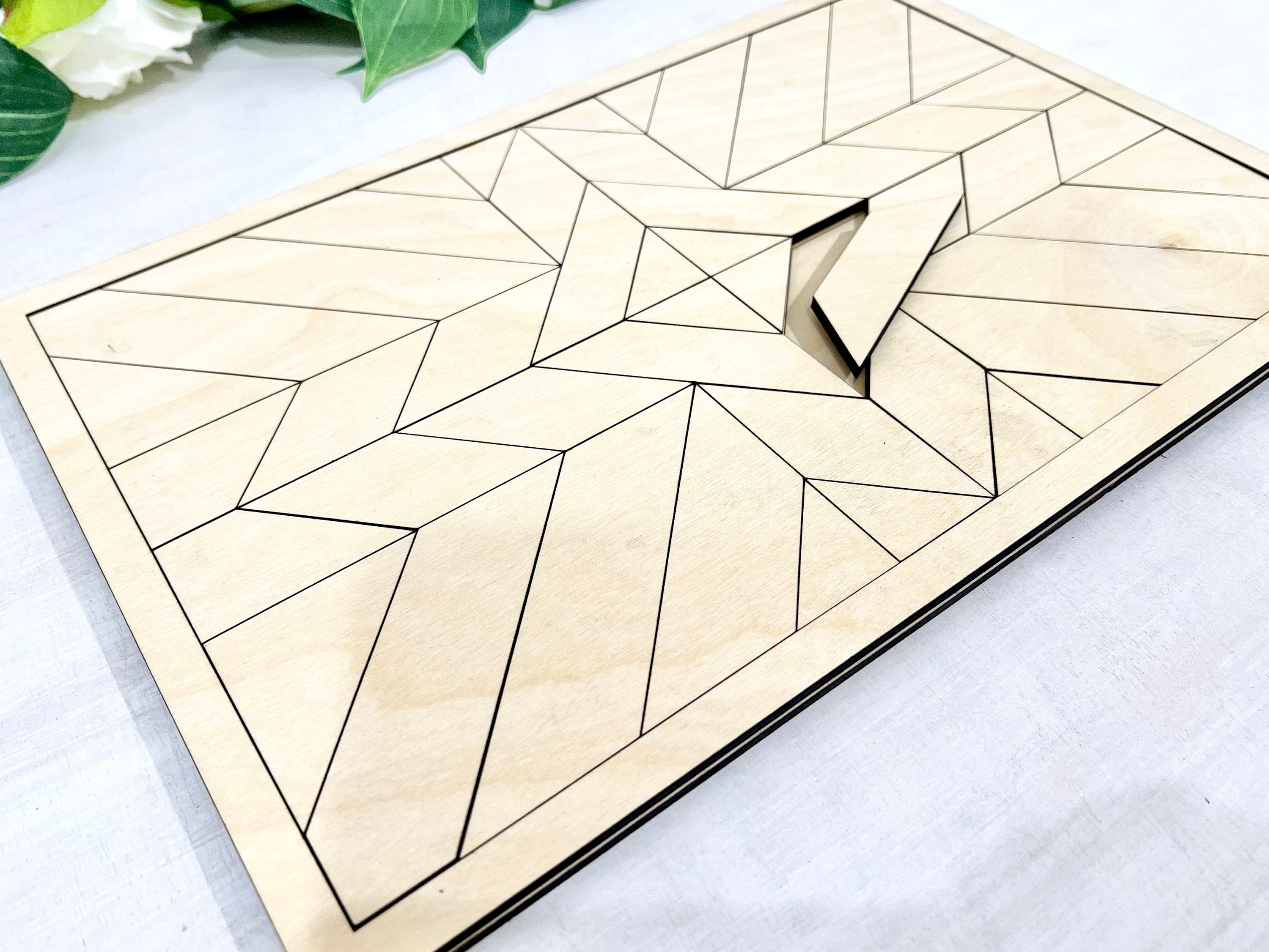 Wood Mosaic Sign Kit, DIY Barn Quilt Crafts, Sign Making Supplies ...