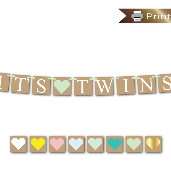 Twins Banner - Etsy
