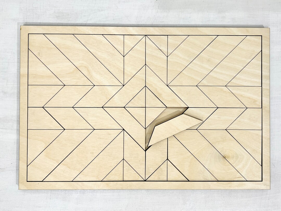 Wood Mosaic Sign Kit, DIY Barn Quilt Crafts, Sign Making Supplies ...