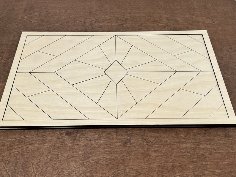 Wood Mosaic Sign Kit DIY Barn Quilt Crafts Sign Making - Etsy