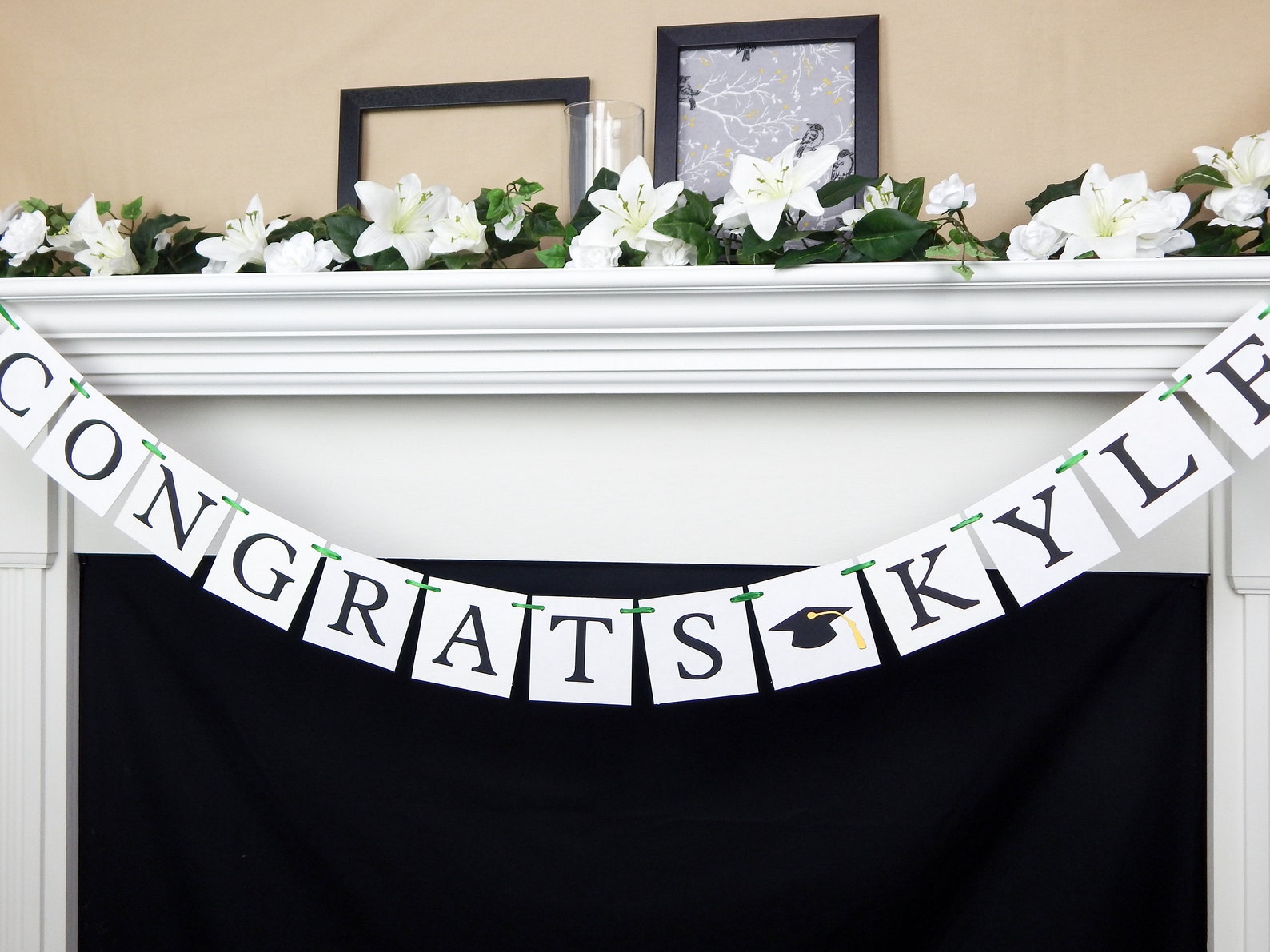 Congratulations Banner With Custom Name Personalized Congrats | Etsy