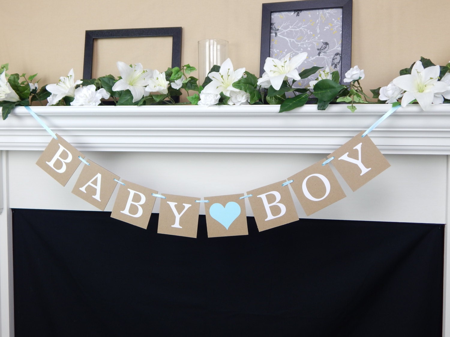 PRINTABLE Baby Boy Shower Banner Digital Download Boys Baby - Etsy