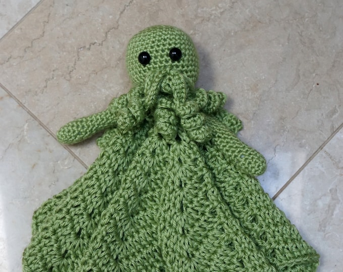 Cthulhu Inspired Lovey Blanket - Etsy